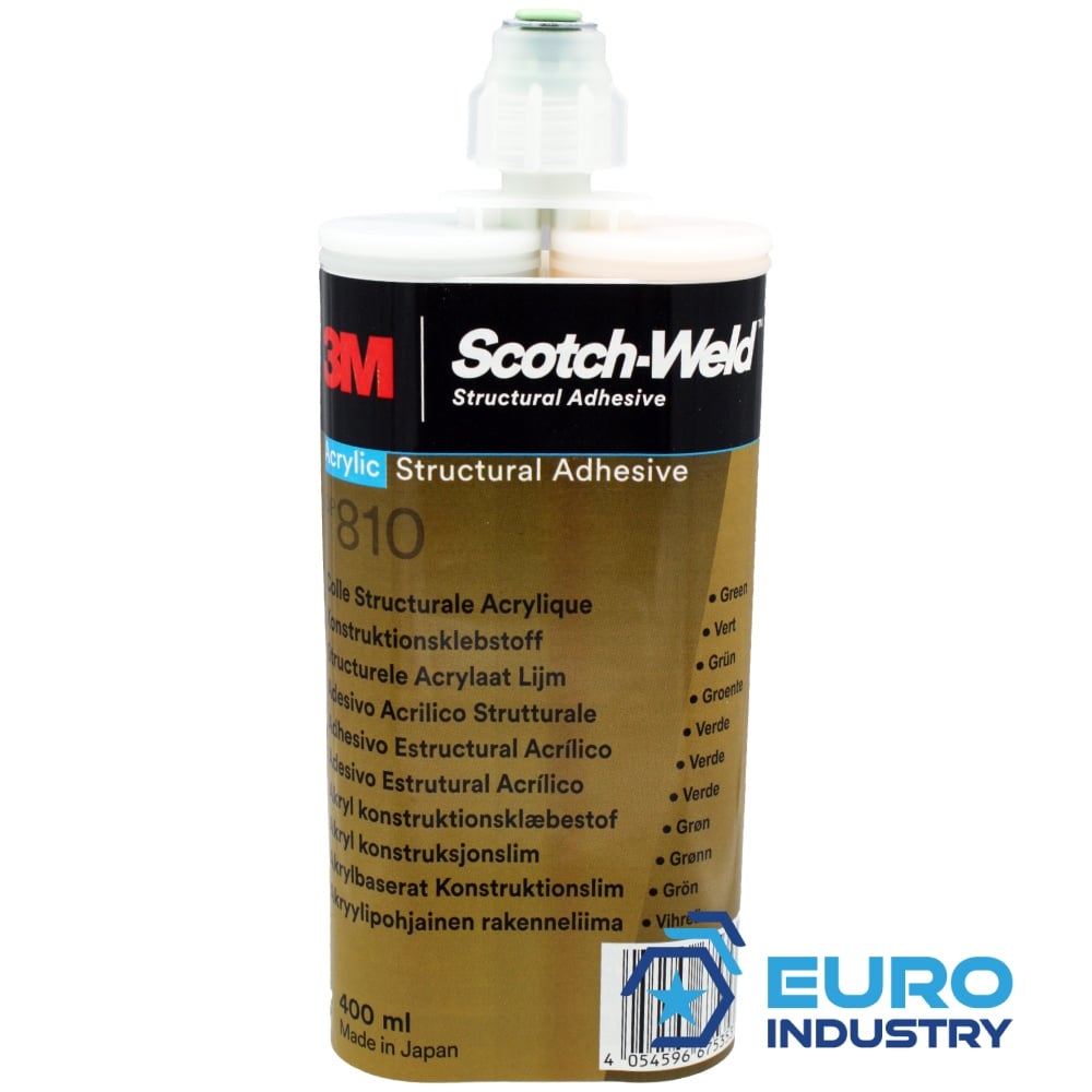 3M Scotch-Weld DP810 Acrylic Two Part Structural Adhesive green 400ml ...