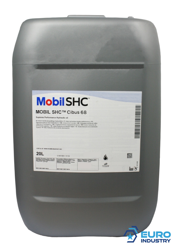Mobil SHC Cibus 68 High performance food machinery oil 20L canister ...
