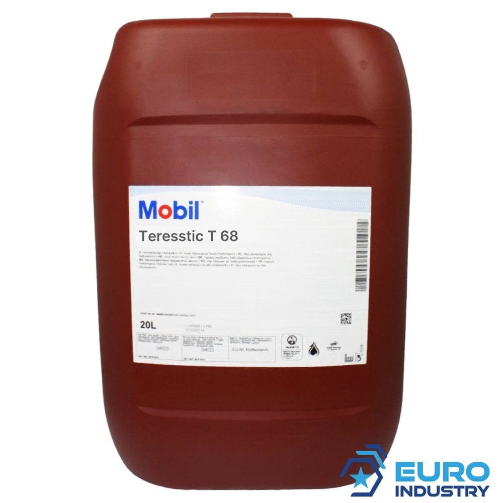 Mobil Teresstic T 68 Turbine and circulating system oil 20L canister ...