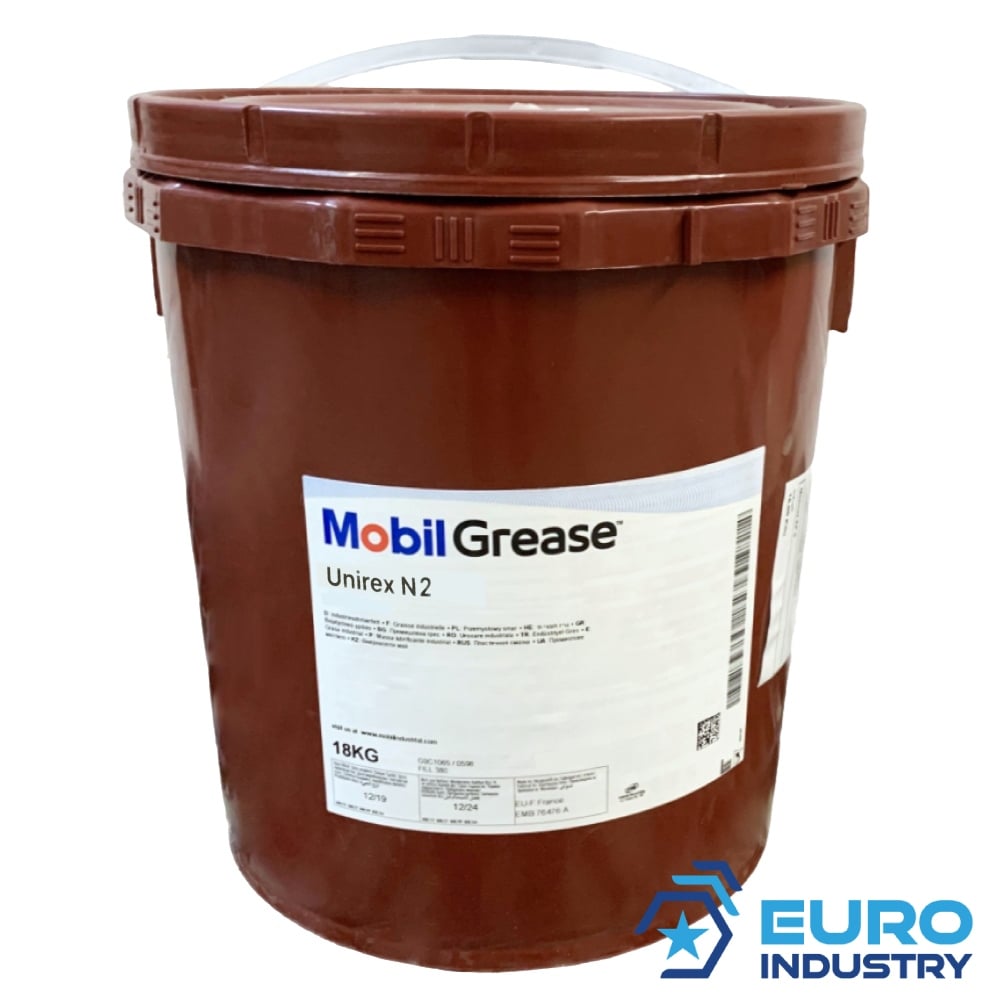 Mobil Unirex N2 High temperature bearing grease NLGI-2 18kg - online ...