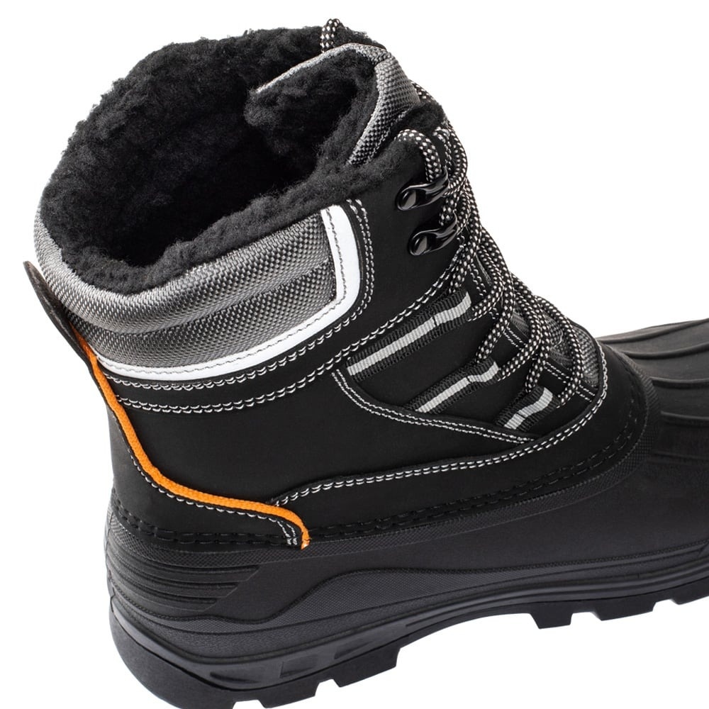 Wica 35071 TALVIK Winter laced boots black/grey/orange 36-48 - online ...