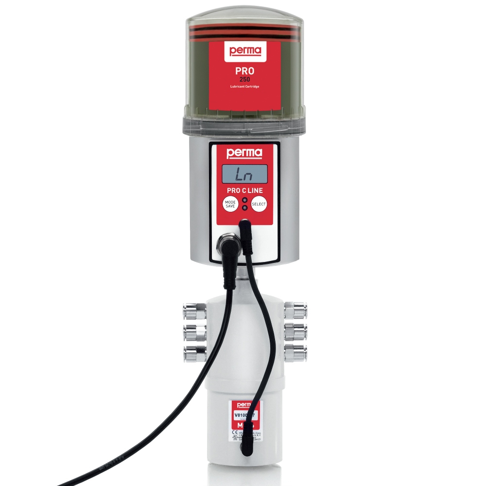 Perma PRO C LINE Multi-point lubrication system with 5 m connector ...